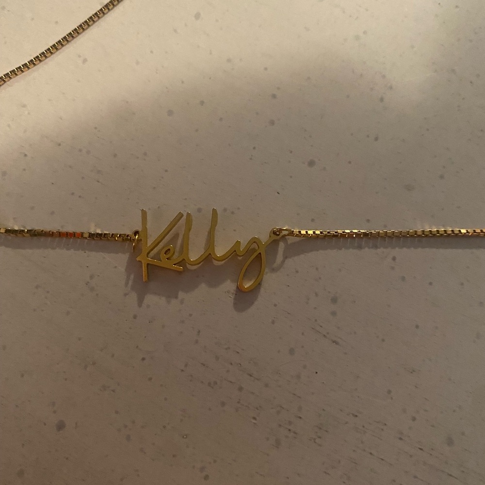 Name Necklace Kelly - Gem